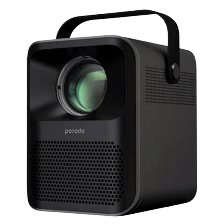 Lifestyle By Porodo Full HD Portable Projector Black-PD-HDPRJAN-BK ...