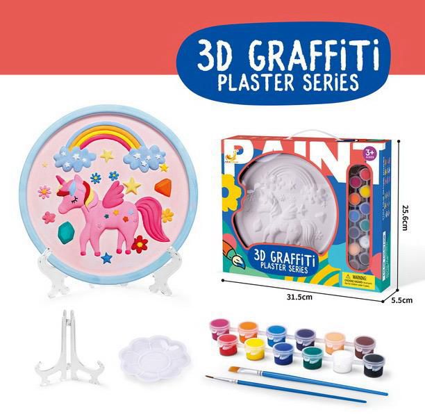 3D Graffiti Plaster Series - Igoteck
